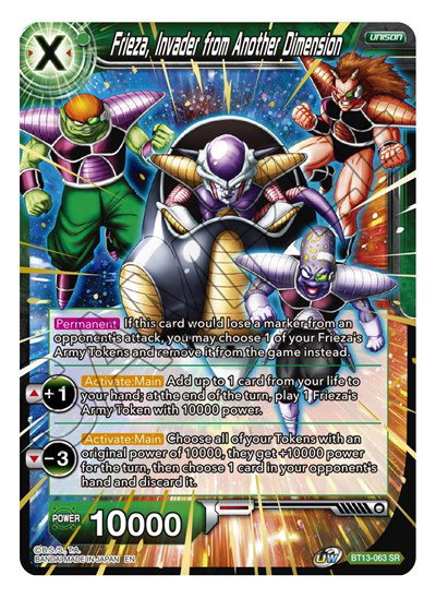 Frieza, Invader from Another Dimension - BT13-063 - Supreme Rivalry ...