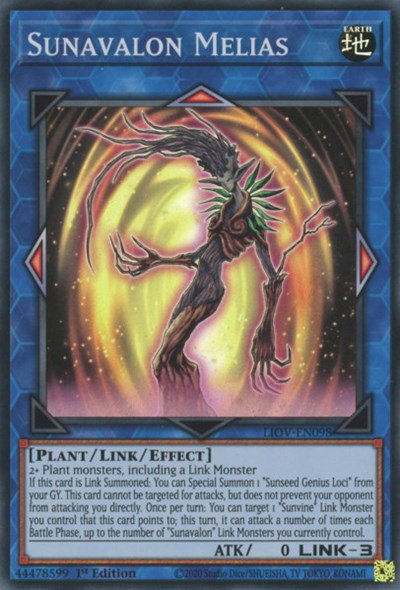 Sunavalon Melias - LIOV-EN098 - Lightning Overdrive YuGiOh - Collectr