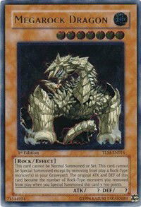 YuGiOh The Lost Millennium Megarock Dragon (UTR) TLM-EN015