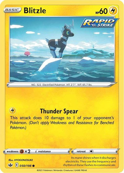 Blitzle - 050/198 - Chilling Reign Pokemon - Collectr