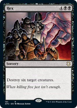 Magic: The Gathering Commander: Adventures in the Forgotten Realms Hex 101