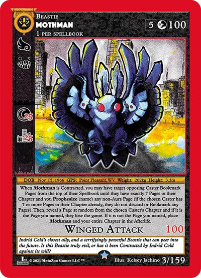 Mothman - 3 - Cryptid Nation: First Edition MetaZoo - Collectr