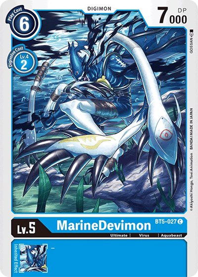 Digimon Battle of Omni MarineDevimon BT5-027 C