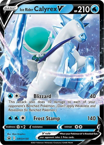 Ice Rider Calyrex V - SWSH130 - Sword & Shield Promo Pokemon - Collectr