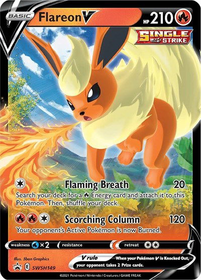 Flareon V - SWSH149 - Sword & Shield Promo Pokemon - Collectr