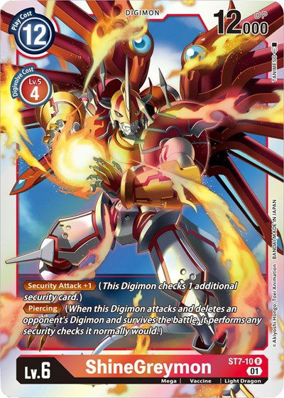 ShineGreymon - ST7-10 R - Starter Deck 07: Gallantmon Digimon - Collectr