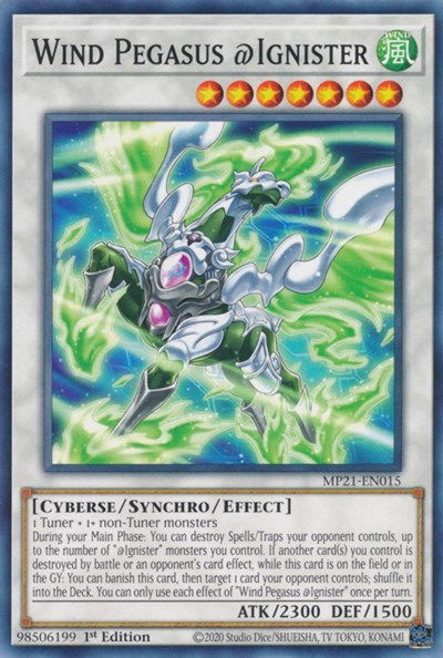YuGiOh 2021 Tin of Ancient Battles Wind Pegasus @Ignister MP21-EN015