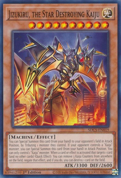 Jizukiru, the Star Destroying Kaiju - SDCS-EN019 - Structure Deck ...