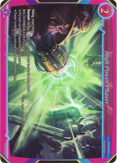 High-Power Phaser (Extended Art) - 2021GB03-092 - Aces of the Cosmos ...