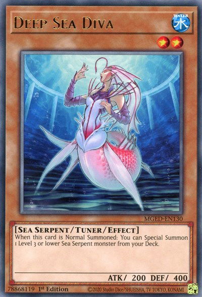 YuGiOh Maximum Gold: El Dorado Deep Sea Diva MGED-EN130