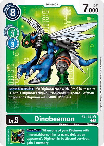 Digimon Classic Collection Dinobeemon EX1-041 U