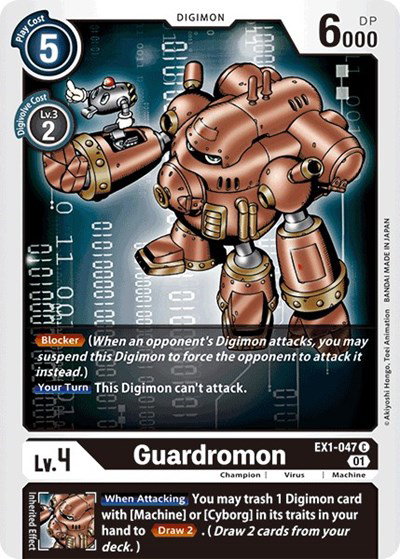 Guardromon - EX1-047 C - Classic Collection Digimon - Collectr