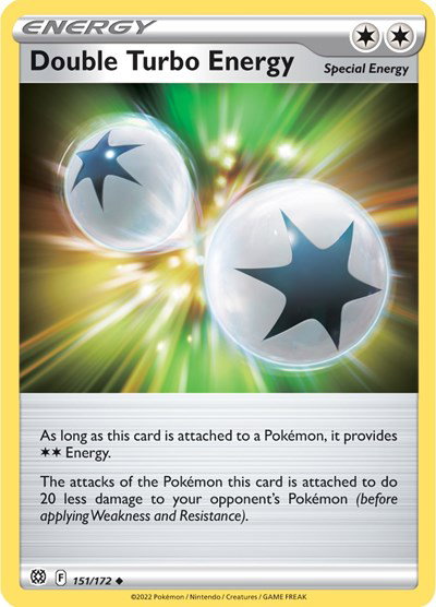 Double Turbo Energy - 151/172 - Brilliant Stars Pokemon - Collectr