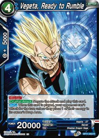 Vegeta, Ready to Rumble - BT11-053 - Vermilion Bloodline (2nd Edition ...