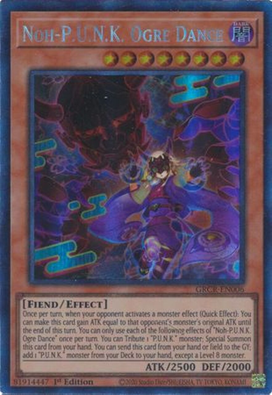 Noh-P.U.N.K. Ogre Dance (CR) - GRCR-EN006 - The Grand Creators YuGiOh ...