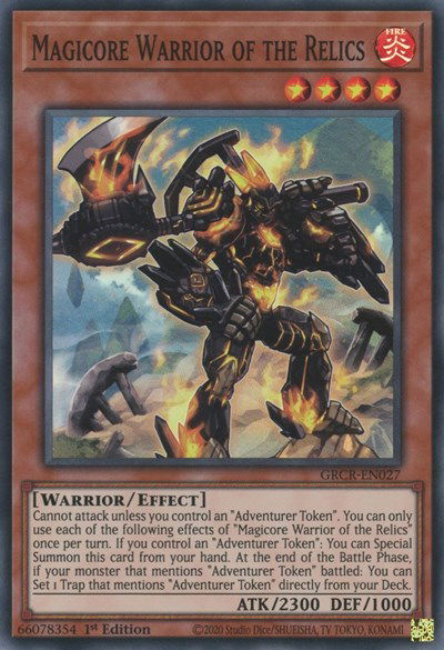 YuGiOh The Grand Creators Magicore Warrior of the Relics GRCR-EN027