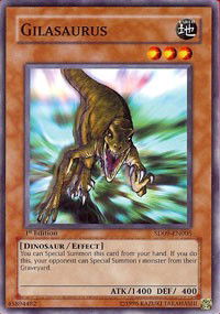 YuGiOh Structure Deck: Dinosaur's Rage Gilasaurus SD09-EN005