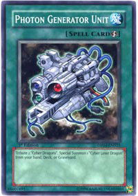 YuGiOh Duelist Pack 4: Zane Truesdale Photon Generator Unit DP04-EN021