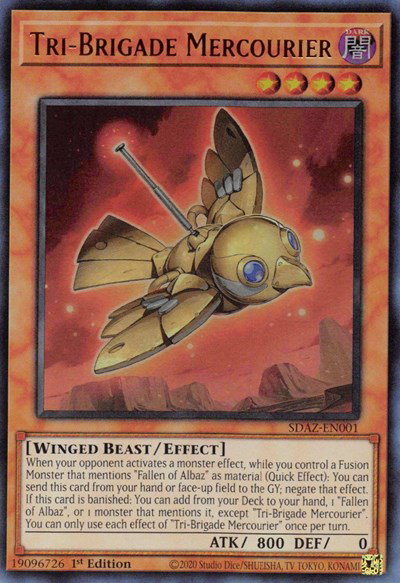 Tri-Brigade Mercourier - SDAZ-EN001 - Structure Deck: Albaz Strike ...