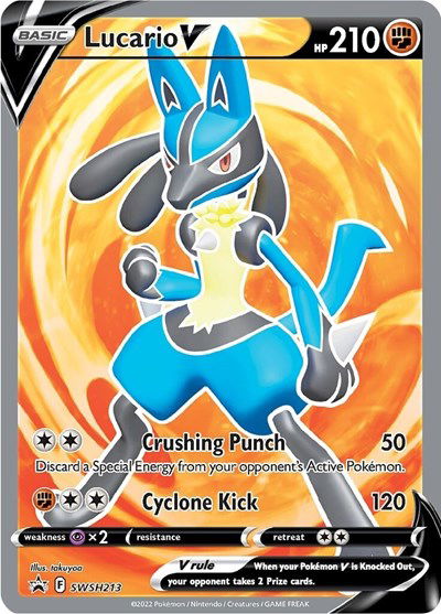 Lucario V - SWSH213 - Sword & Shield Promo Pokemon - Collectr