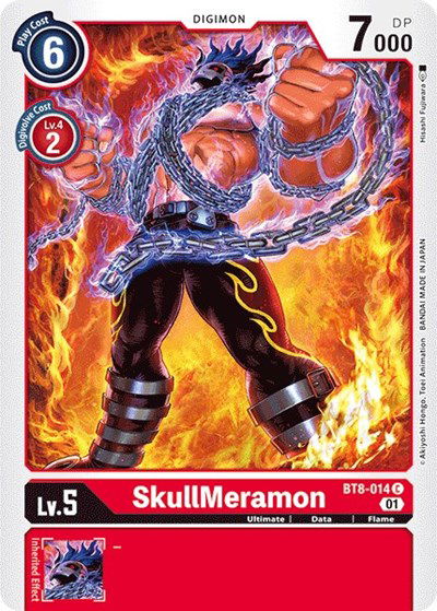 Digimon New Awakening SkullMeramon BT8-014 C
