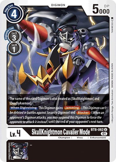 SkullKnightmon Cavalier Mode - BT8-062 U - New Awakening Digimon - Collectr