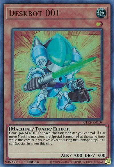 YuGiOh Ghosts From the Past: The 2nd Haunting Deskbot 001 GFP2-EN107