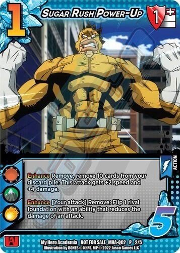 Sugar Rush Power-Up (Quirk Pack 2) - MHA-Q02 P 2/5 - UniVersus: My Hero Academia: Crimson ...