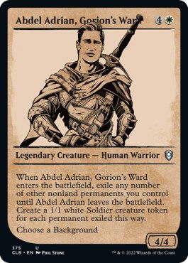 Abdel Adrian, Gorion's Ward (Showcase) - 375 - Commander Legends ...