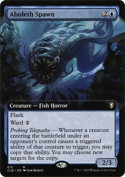 Aboleth Spawn (Extended Art) - 612 - Commander Legends: Battle for ...