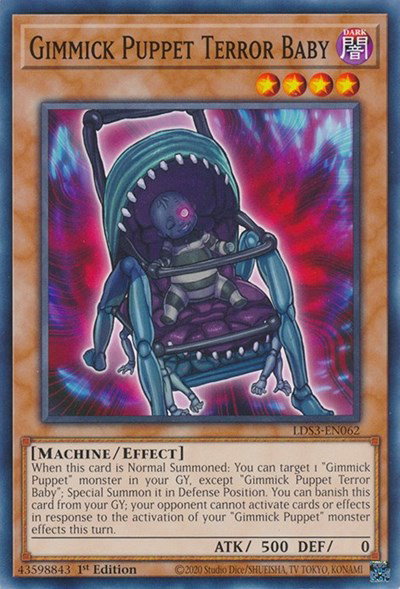 YuGiOh Legendary Duelists: Season 3 Gimmick Puppet Terror Baby LDS3-EN062