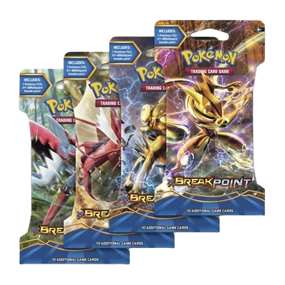 Pokemon BREAKpoint BREAKpoint Sleeved Booster Pack Art Bundle [Set of 4]