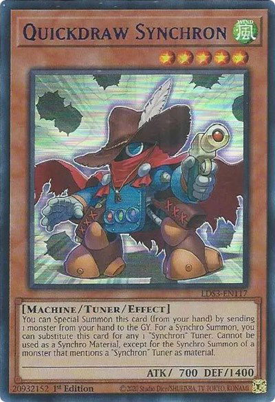 Quickdraw Synchron (Blue) - LDS3-EN117 - Legendary Duelists: Season 3 ...