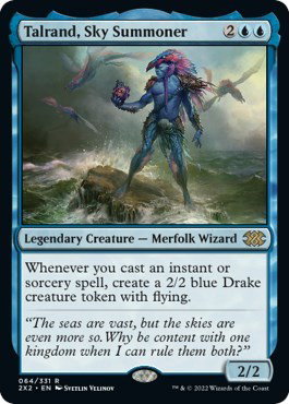 Talrand, Sky Summoner - 64 - Double Masters 2022 Magic: The Gathering ...