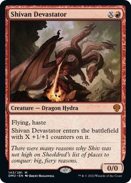 Magic: The Gathering Dominaria United Shivan Devastator 143