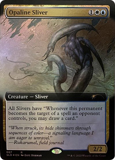 Magic: The Gathering Secret Lair Drop Series Opaline Sliver (Extended ...