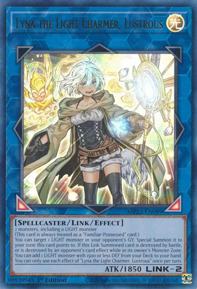 Lyna the Light Charmer, Lustrous - MP22-EN089 - 2022 Tin of the Pharaoh ...