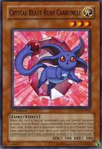 Crystal Beast Ruby Carbuncle - DP07-EN001 - Duelist Pack 7: Jesse ...