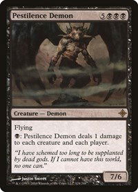 Magic: The Gathering Rise of the Eldrazi Pestilence Demon 124