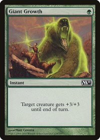 Giant Growth - 178 - Magic 2011 (M11) Magic: The Gathering - Collectr