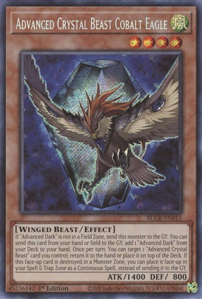 Advanced Crystal Beast Cobalt Eagle - BLCR-EN015 - Battles of Legend ...