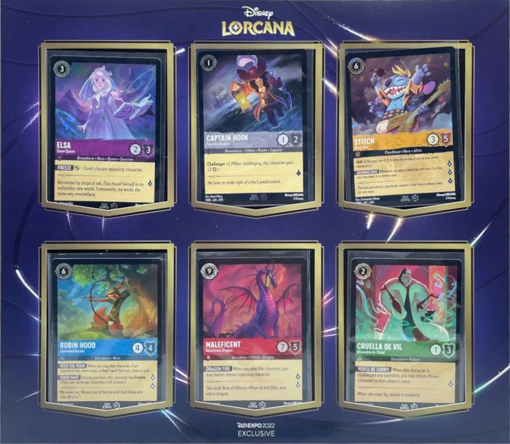 Lorcana D23 Promos D23 Expo Promo Set - 2022