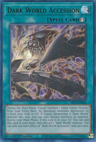 Dark World Accession - SR13-EN042 - Structure Deck: Dark World YuGiOh - Collectr