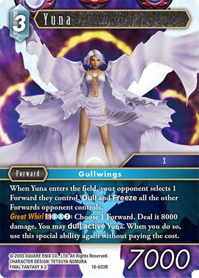 Final Fantasy TCG Resurgence of Power Yuna 18-033R