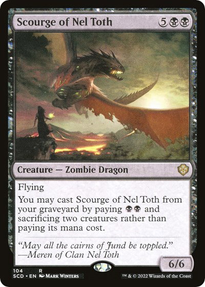 Scourge of Nel Toth - Starter Commander Decks Magic: The Gathering ...