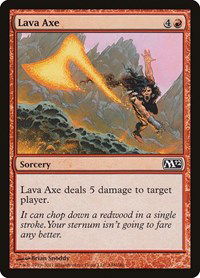 Magic: The Gathering Magic 2012 (M12) Lava Axe