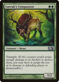 Garruk's Companion - Magic 2012 (M12) Magic: The Gathering - Collectr