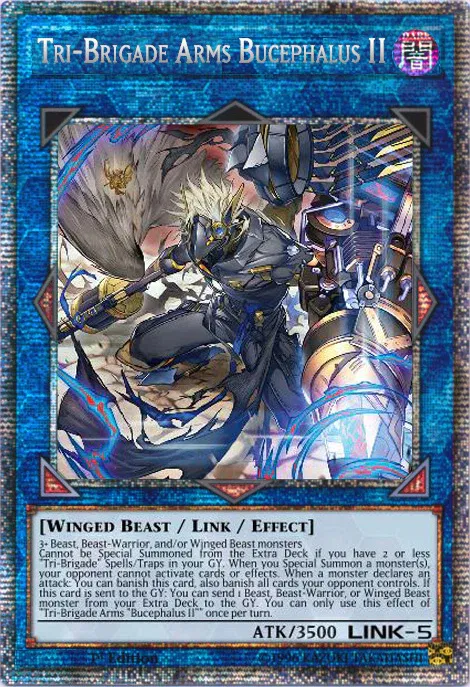 Tri-Brigade Arms Bucephalus II (Starlight Rare) - PHHY-EN048 - Photon Hypernova YuGiOh - Collectr