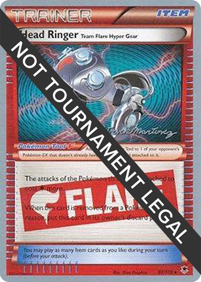 Head Ringer (Team Flare Hyper Gear)(Patrick Martinez) - 97/119 - World ...