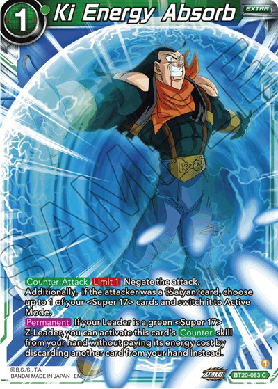 Dragon Ball Super Power Absorbed Ki Energy Absorb BT20-083